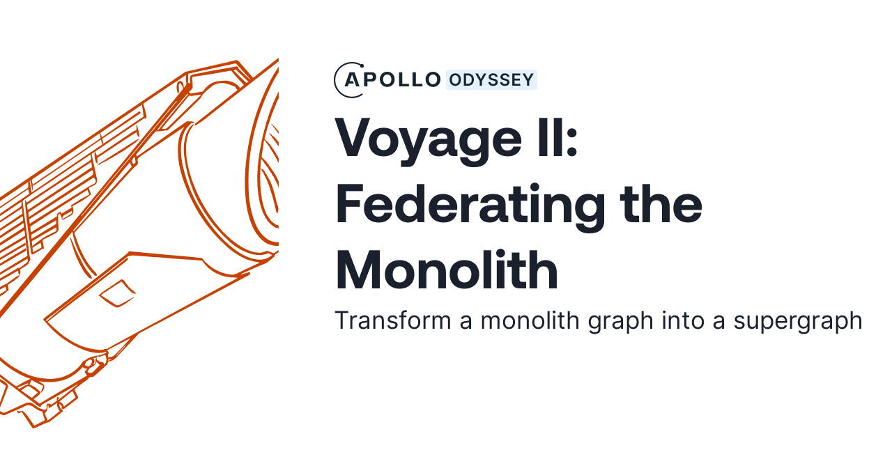 Apollo Federation Tutorial II: Federating the Monolith - GraphQL Tutorials